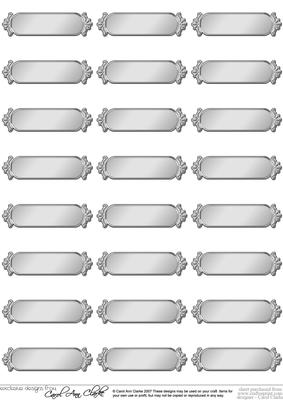 Metallic Blank Greetings Text Plates - CUP155107_359 | Craftsuprint