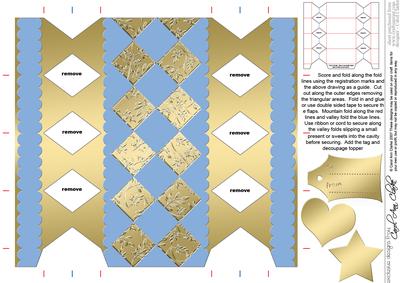 Metallic Diamonds Cracker Shaped Treat or Favour Box - CUP159867_359 ...