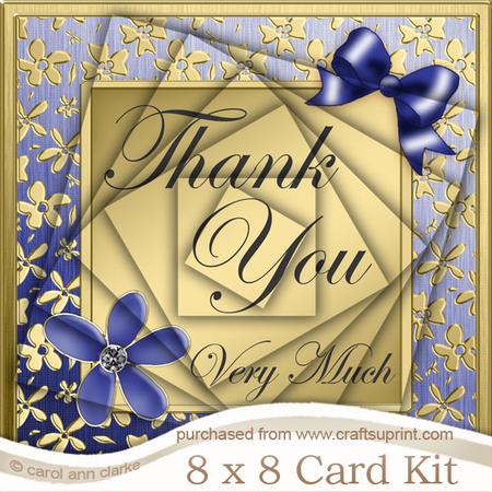 8 x 8 Floral Elegance Thank You Kit with Twisted Pyramage - CUP177278 ...