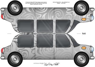 Large Dl Metallic Swirls Stretch Limo Shaped Card - CUP181434_359 ...