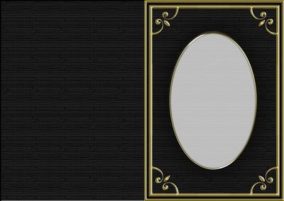 A5 'gold Metallic Frame' Card Front or Insert - CUP187504_359 ...