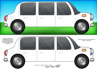 Large Dl Stretch Limo Quick Card with 3D Decoupage - CUP189548_359 ...