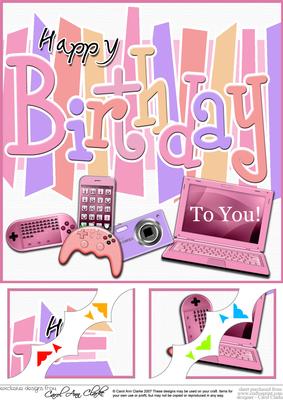 8 x 8 Birthday Gadgets Games N Gizmos Scalloped Corner - CUP245131_359 ...