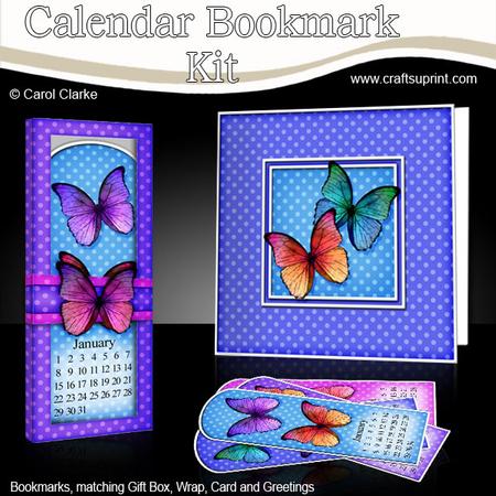Bright Butterflies Everlasting Calendar Bookmark Gift Set - CUP262667 ...