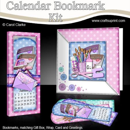 Crafts Everlasting Calendar Bookmark Gift Set N Quick Card - CUP271464 ...