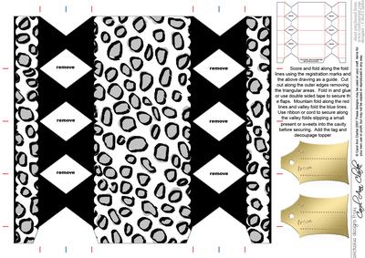 Animal Print Cracker Shaped Treat or Favour Box - CUP281347_359 ...