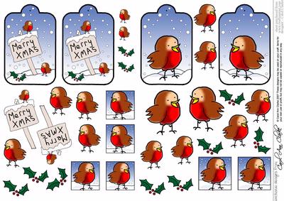 Robin Decoupage - CUP28515_359 | Craftsuprint