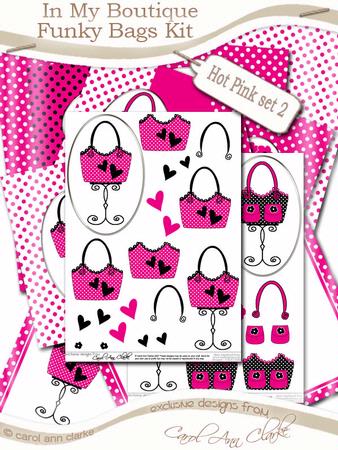 In My Boutique - Funky Bags Kit! - CUP30367_359 | Craftsuprint