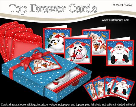 3D Top Drawer Xmas Ooops Fun Cards Bumper Kit - CUP369160_359 ...