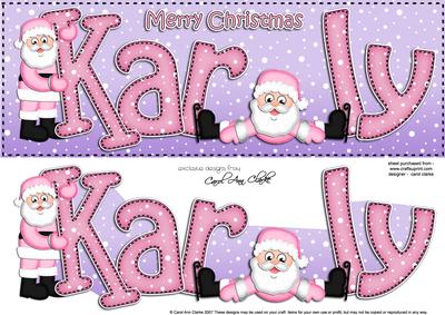 Xmas Large Dl Karly Quick Card N 3D Decoupage - CUP371011_359 ...