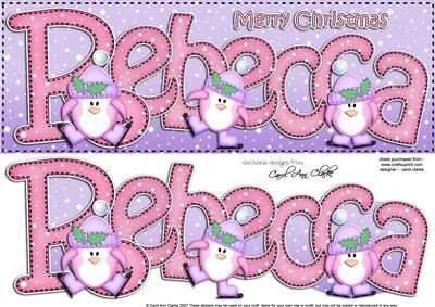 Large Dl Xmas Rebecca Quick Card 3D Decoupage - CUP379677_359 ...