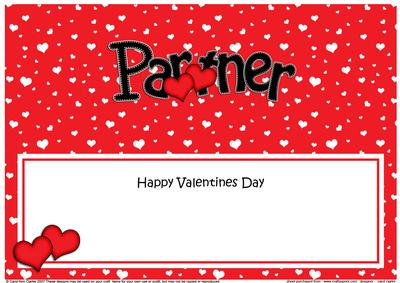 Valentines Day Partner Large Dl Matching Large Dl Insert - CUP388744 ...