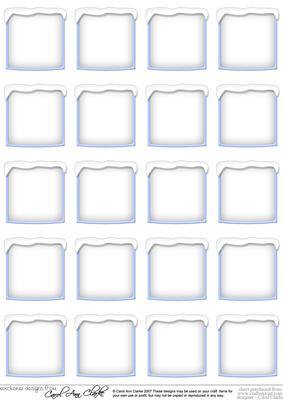 Blank Message Boxes to Fit Xmas Postbox Shaped Cards - CUP390151_359 ...