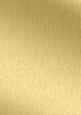 'gold Metallic Swirls Embossed' Backing Paper - CUP40722_359 | Craftsuprint