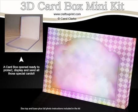 Rainbow Diamonds C6 Card Box Mini Kit - CUP416367_359 | Craftsuprint