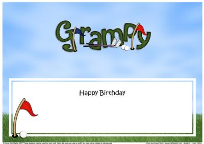Happy Birthday Grampy Matching Large Dl Insert - CUP426309_359 ...