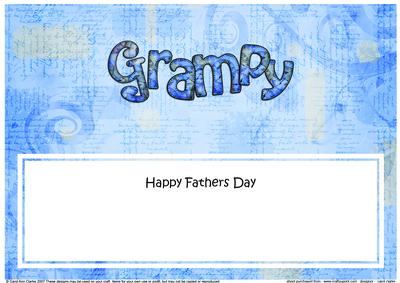 Happy Fathers Day Grampy Matching Large Dl Insert - CUP431253_359 ...