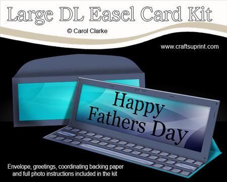 Large Dl Fathers Day Computer Easel Card & Envelope - CUP431784_359 ...