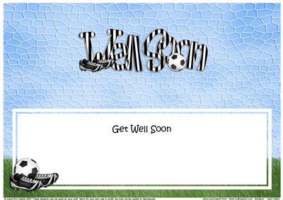 Get Well Soon Football Large Dl Matching Insert - CUP443306_359 ...