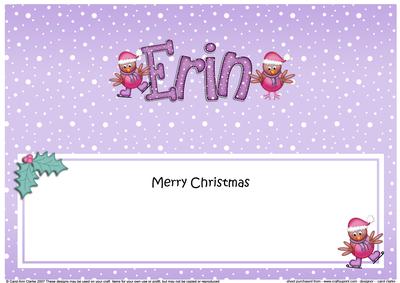 Merry Christmas Erin Robins Matching Large Dl Insert - CUP451869_359 ...