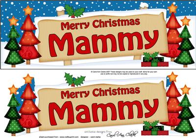 Xmas Mammy Trees Signpost Large Dl Easicut 3D Decoupage - CUP463088_359 ...