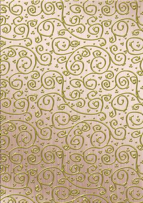 Metallics 'metallic Swirls - Gold' Backing Paper - CUP47353_359 ...