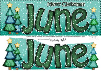 Merry Christmas June Trees Large Dl & 3D Decoupage - CUP479382_359 ...
