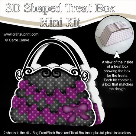 Dotty Frilly Handbag Shaped Treat or Favour Box Mini Kit - CUP488087 ...