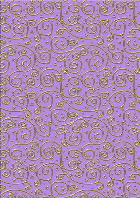 'gold Metallic Swirls' Backing Paper - Pretty Daisy Colours - CUP49852 ...
