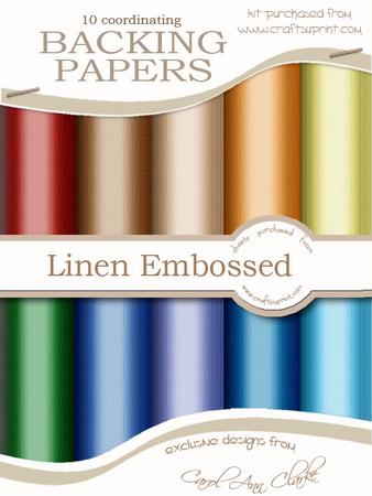 'linen Embossed' Backing Paper Kit - Mens DIY Colours - CUP50423_359 ...