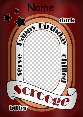 Card Creator - Scrooge Beer Can Birthday Photo Upload Card - CUP528581_359