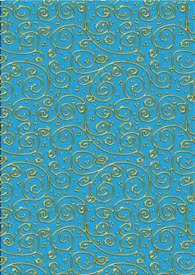 'gold Metallic Swirls' Backing Paper - Flowers and Pearls Co - CUP56487 ...