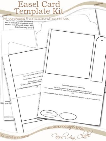 Easel Card Template 5 Sheet Kit - CUP57450_359 | Craftsuprint