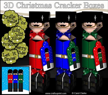 3D Christmas Nutcracker Soldier Guard Cracker Boxes - CUP585597_359 ...