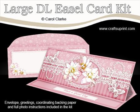 Lge Dl Butterfly & Roses a Touch of Elegance Easel Kit - CUP597134_359 | Craftsuprint