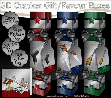 3D DIY Tools Cracker Gift Favour Boxes - CUP597652_359 | Craftsuprint