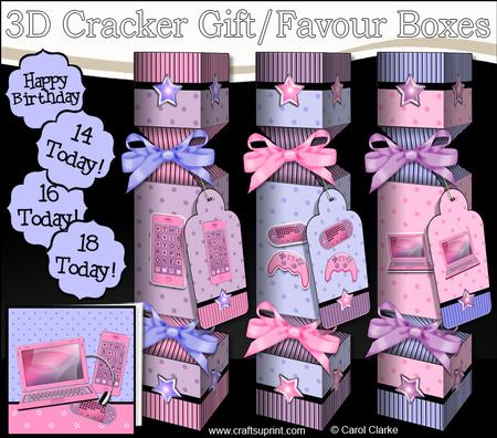 3D Gadgets N Gizmos Cracker Gift Favour Boxes - CUP615448_359 ...