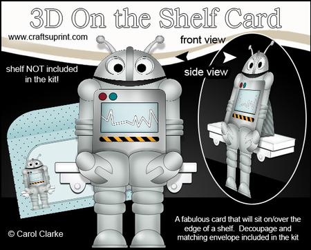 3D on the Shelf Card Kit - Little Robot Micro - CUP633207_359 ...