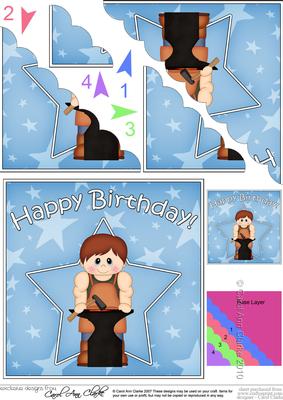 Blacksmith Birthday Scallop Corner Side Stacker - CUP653310_359 ...