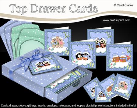 3D Cute Christmas Love Top Drawer Cards Bumper Kit - CUP655294_359 ...