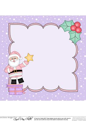 8 x 8 Christmas Santa Dressing the Tree Insert - CUP658448_359 ...