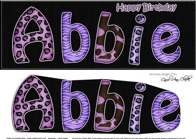 Large Dl Birthday Abbie Animal Prints & 3D Decoupage - CUP672613_359 ...