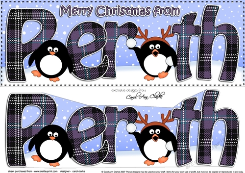 Large DL Merry Christmas from PERTH 3D decoupage - CUP739248_359 ...