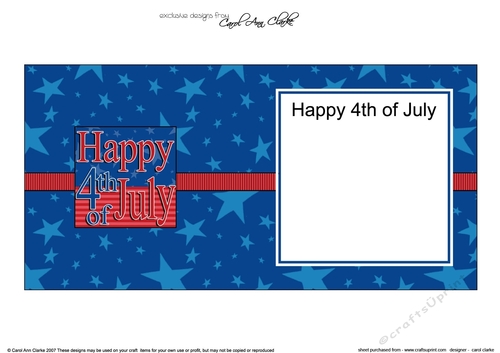 4th July Independence Day square landscape insert - CUP790260_359 ...