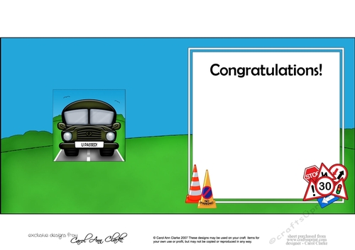 Fun Army Truck Congratulations You Passed Driving Test square landscape ...