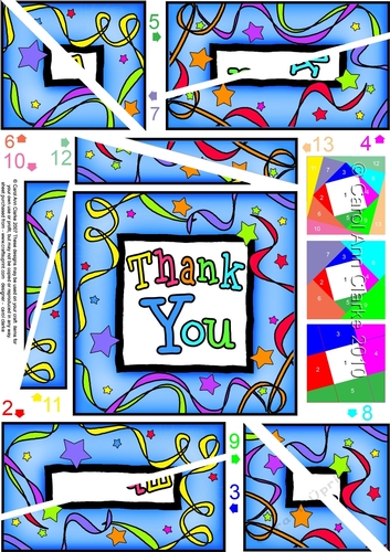 Thank You Twisted Spiral Side Stacker - CUP855743_359 | Craftsuprint