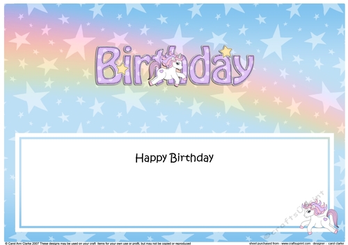 Large DL HAPPY BIRTHDAY insert - CUP863288_359 | Craftsuprint