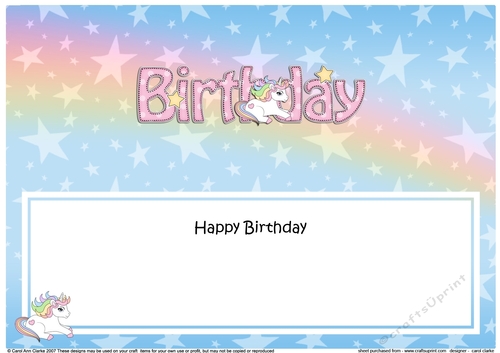 Large DL HAPPY BIRTHDAY insert - CUP864192_359 | Craftsuprint