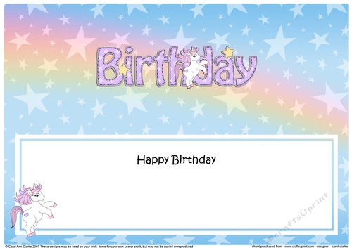 Large DL HAPPY BIRTHDAY insert - CUP864652_359 | Craftsuprint