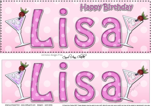 Happy Birthday Wishes Lisa